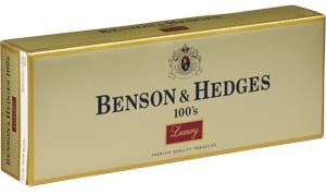 Benson & Hedges 100 Lights Box Luxury cigarettes made in USA, 4 carton ...