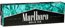 Marlboro Bold Ice Menthol Box cigarettes made in USA. 4 cartons, 40 ...